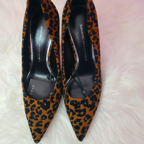 Zara | Shoes | Zara Leopard Pump | Poshmark